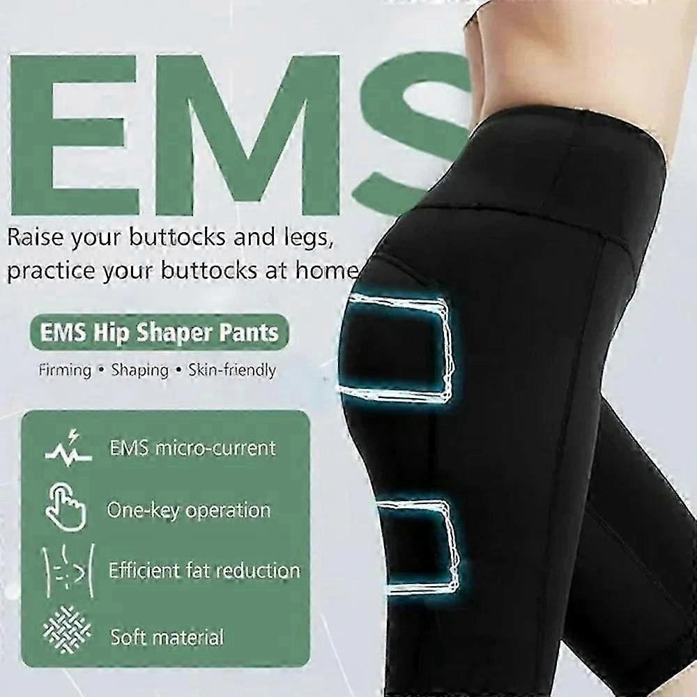 Ems Muscle Stimulator Massage Pants, Intelligent Slimming Yoga Shorts ...