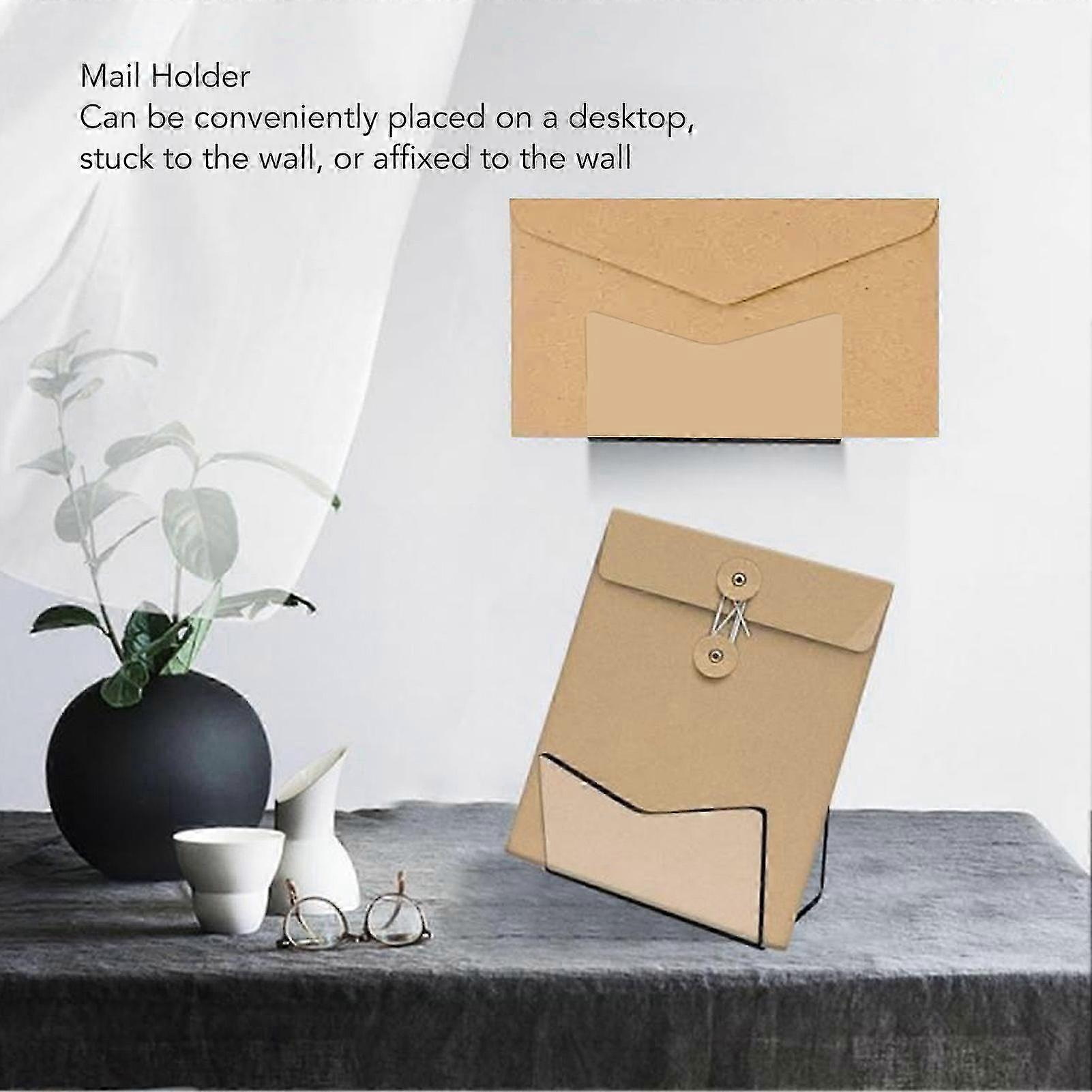 Thick Clear Acrylic Mail Organizer & Envelope Sorter Stand for ...