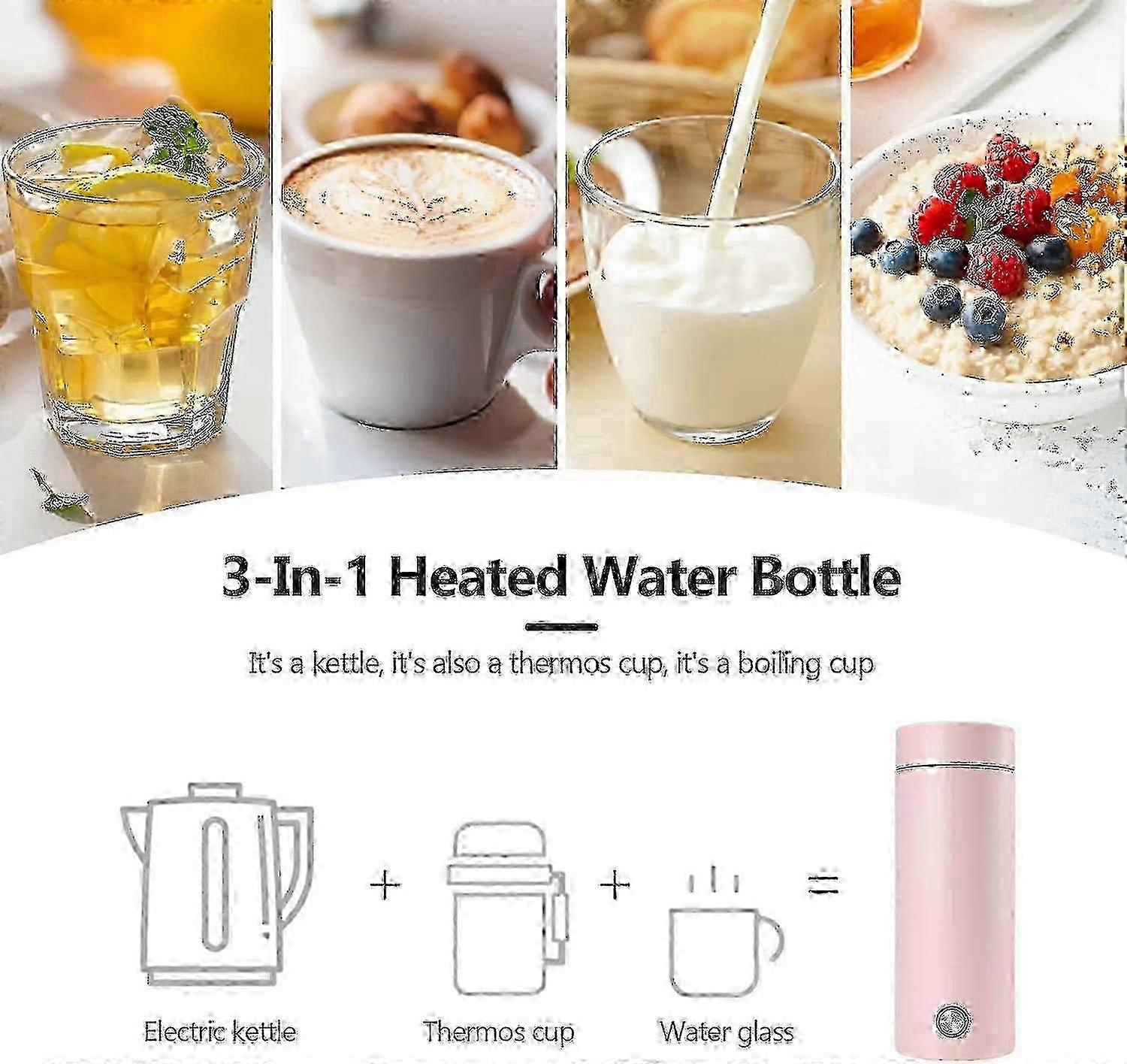 Mini electric travel kettle 400ml for tea, milk, coffee with auto shut ...