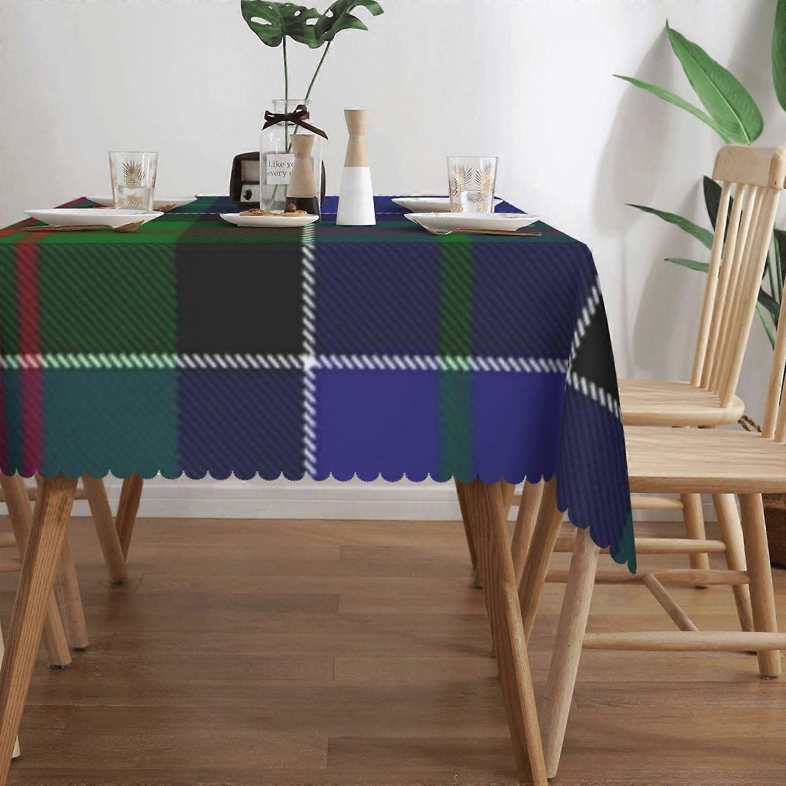 Clan Paterson Tartan Tablecloth, Water Resistance Spillproof Table ...