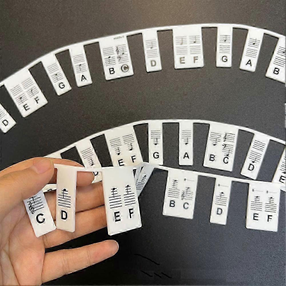 2026 Removable Piano Keyboard Note Labels for Beginner Piano Notes ...