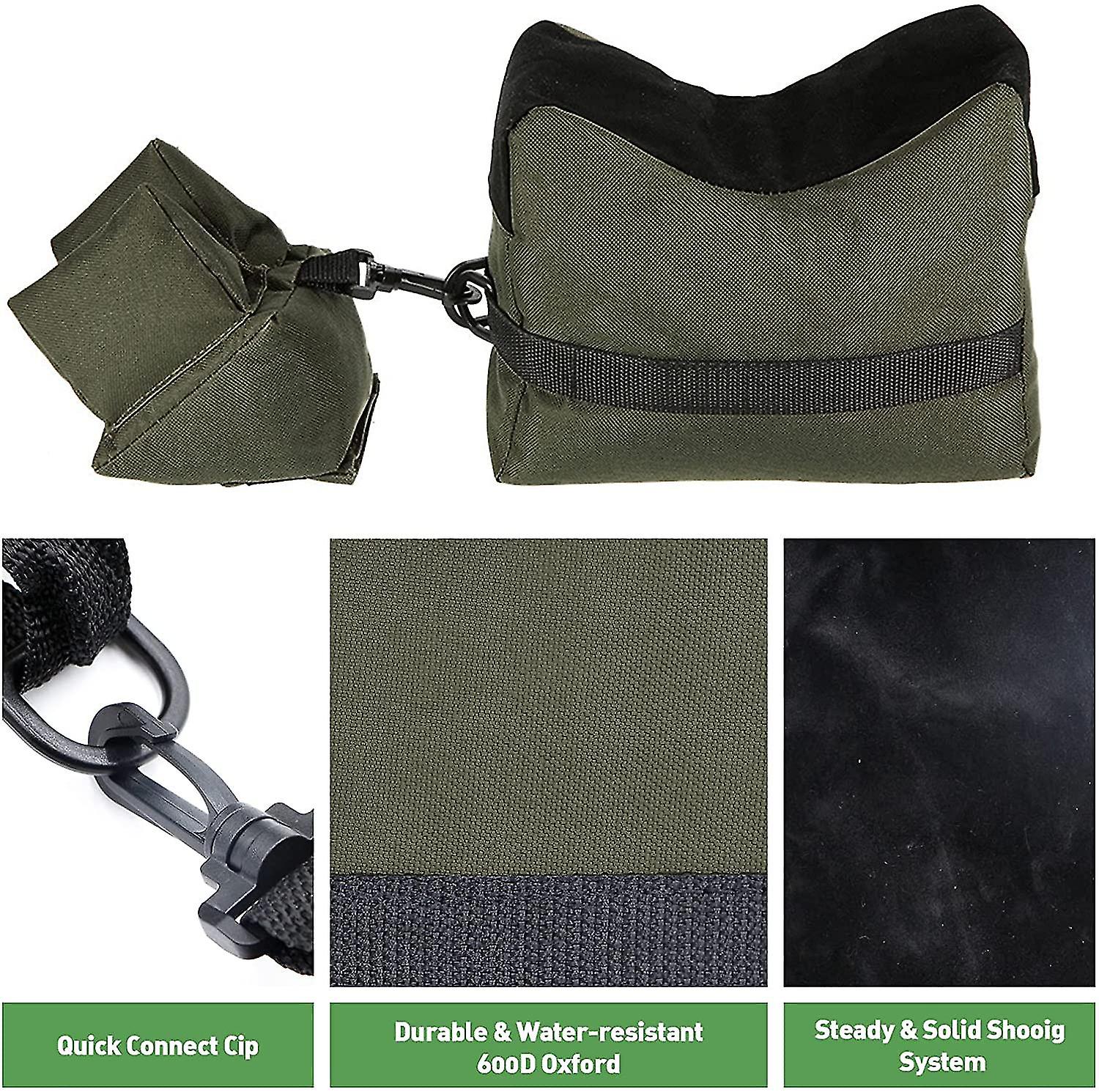 Shooting Rest Bags For Rifles For Gun Rest Hunting Outdoor, Front ...