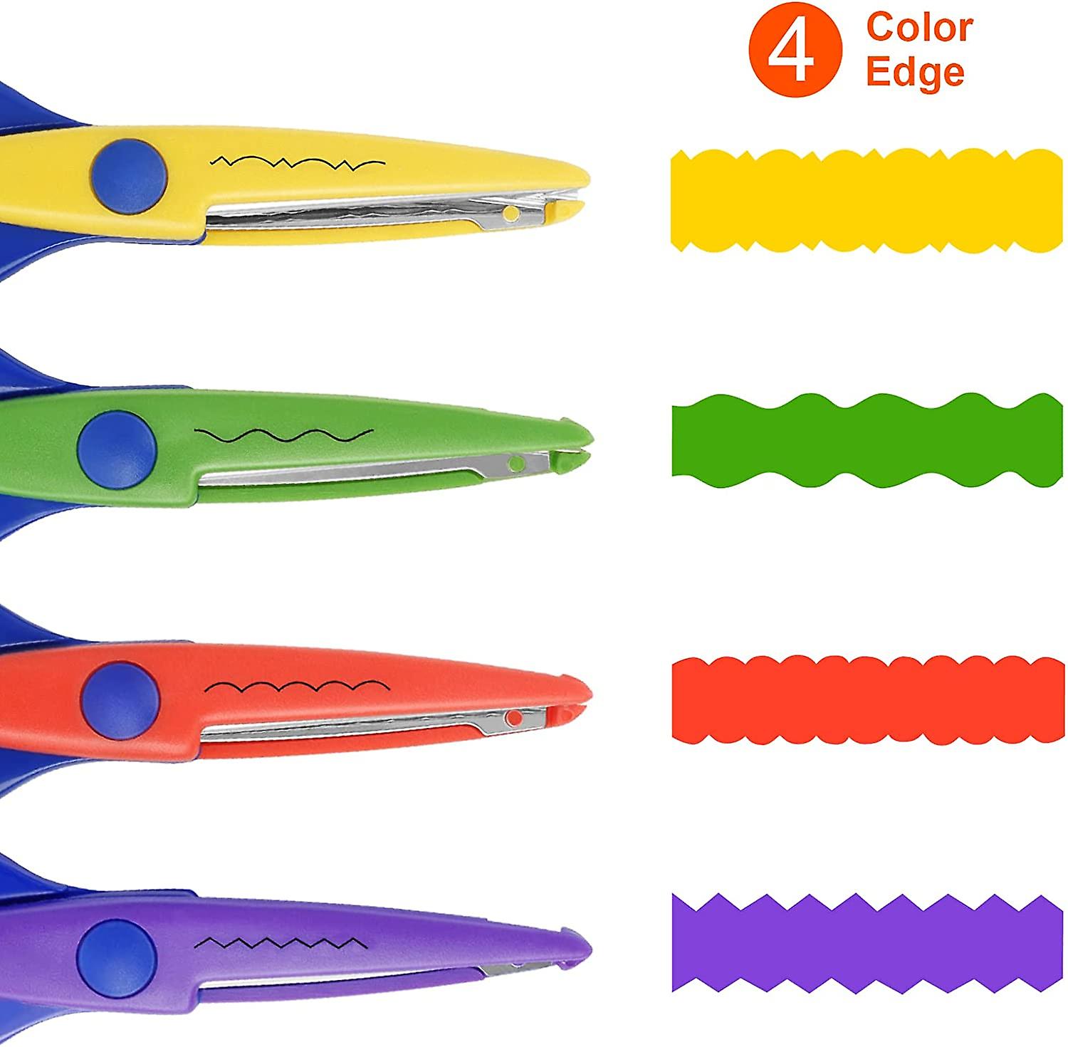 Kids Craft Scissors, Safety Children Scissors For Crafts, Scrap-booking ...