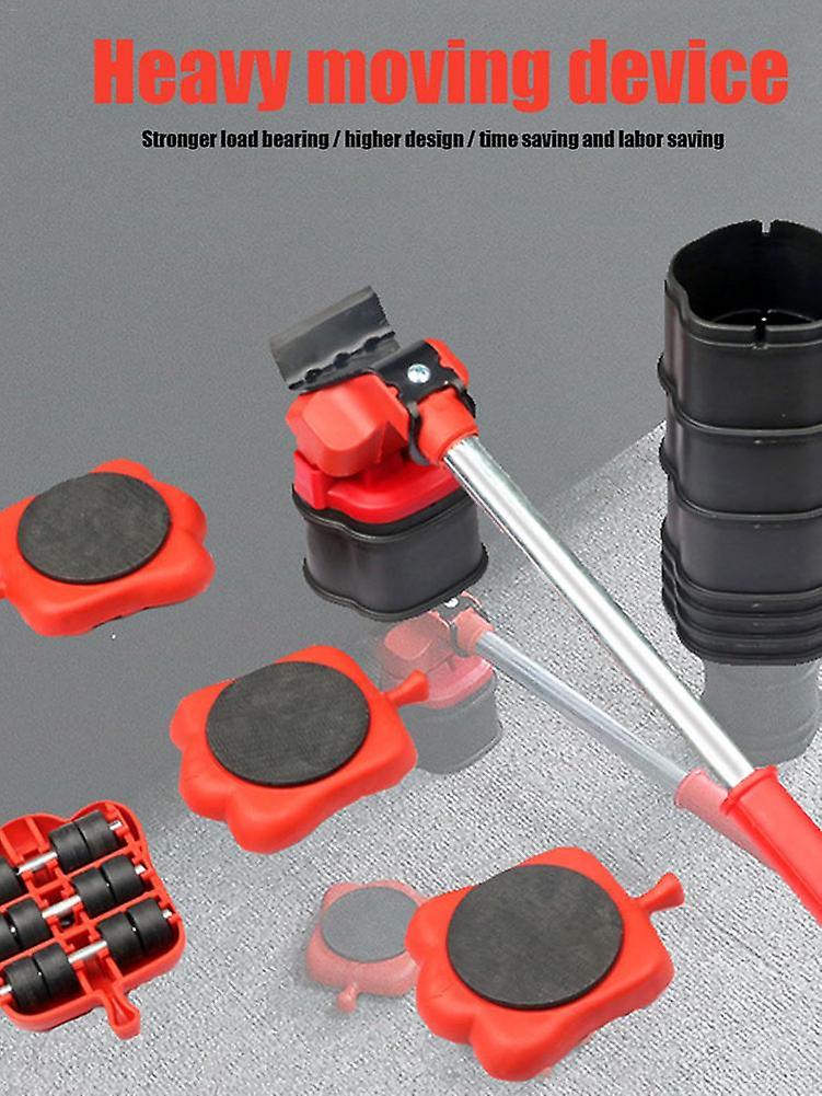 13-Piece set furniture moving set roller slider with lifting lever ...