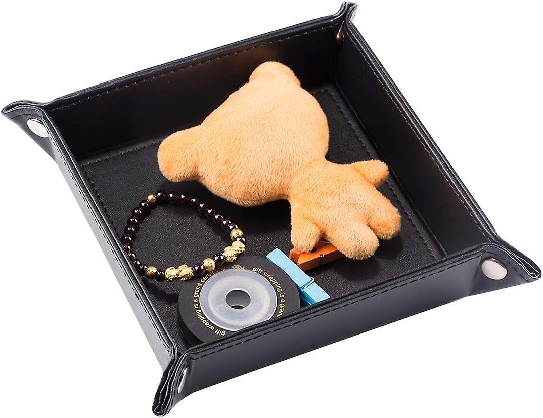 2 Pcs Leather Key Organizer Tray, Storage Tray for Coins, Keys, Wallets ...