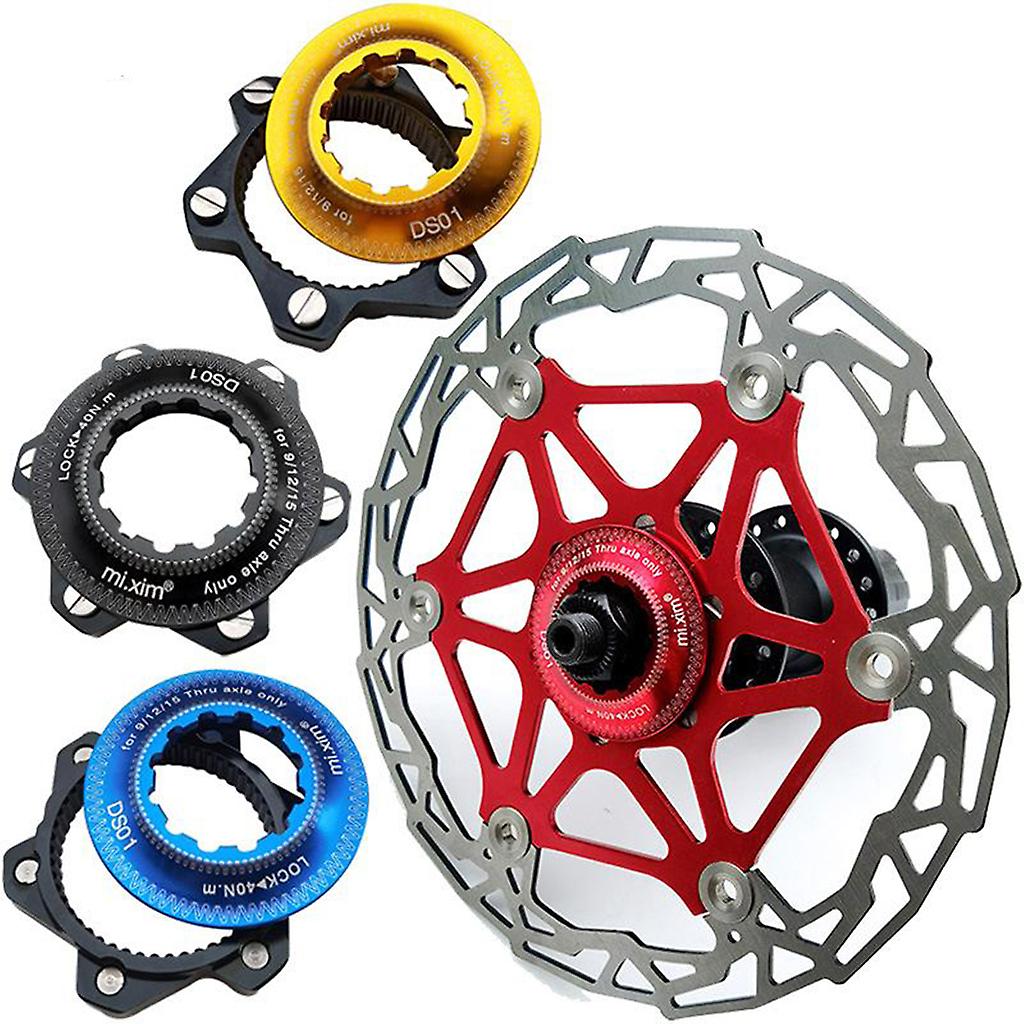 Bike Center Lock Adapter Conversion to 6-Bolt Rotor Washer Gasket Red ...
