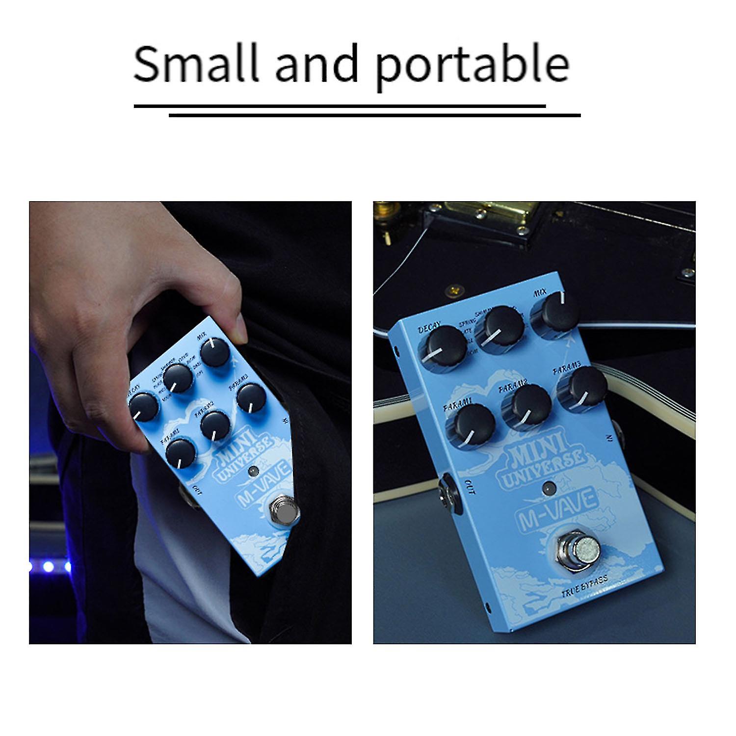 Mini Universe Guitar Effect Electric Guitar Digital Reverb Effects ...
