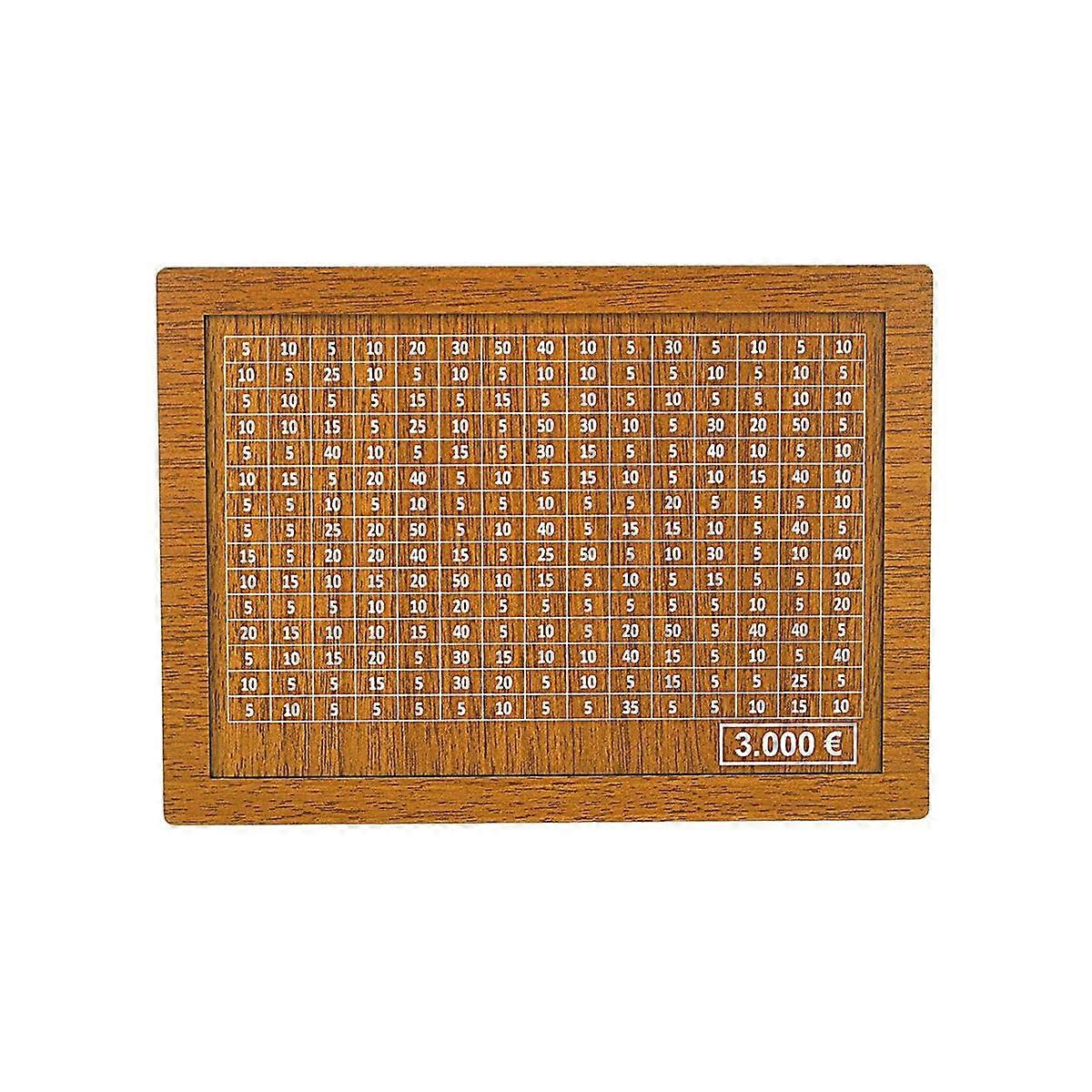 Money Box (4 Sizes) - Reusable Money Box with Money Goal and Numbers to ...