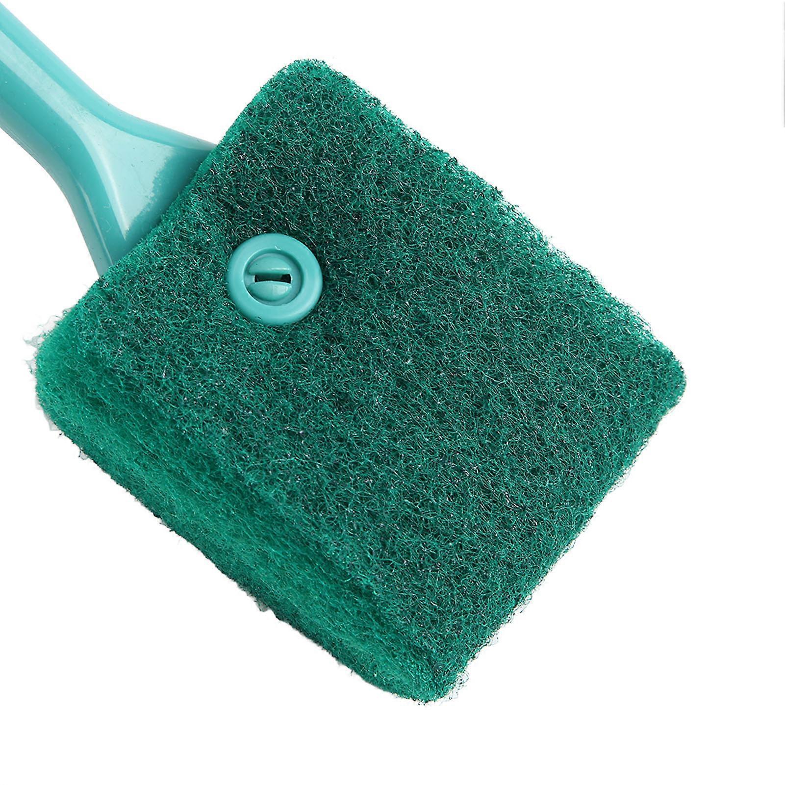 Fish Tank Cleaning Brush Long Handle Double Sided Aquarium Sponge Algae ...