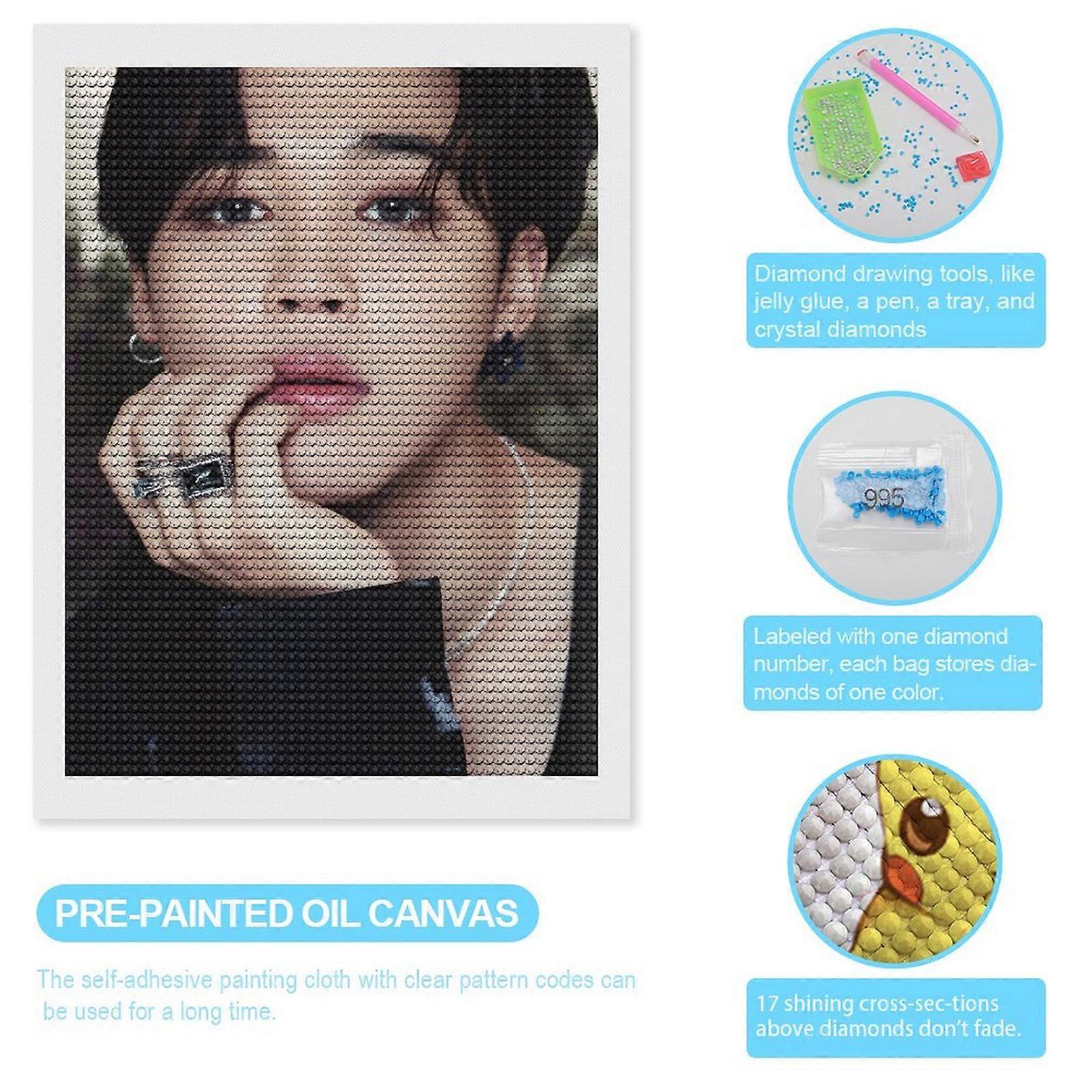 BTS Jimin (106) Diamond Art Gem Art Painting Full Drill Round Art Gem ...