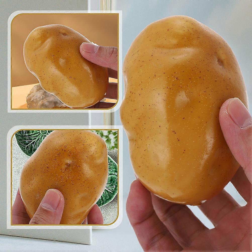 6Pcs Foam Potato Model Simulated Potato Vegetable Model Artificial ...