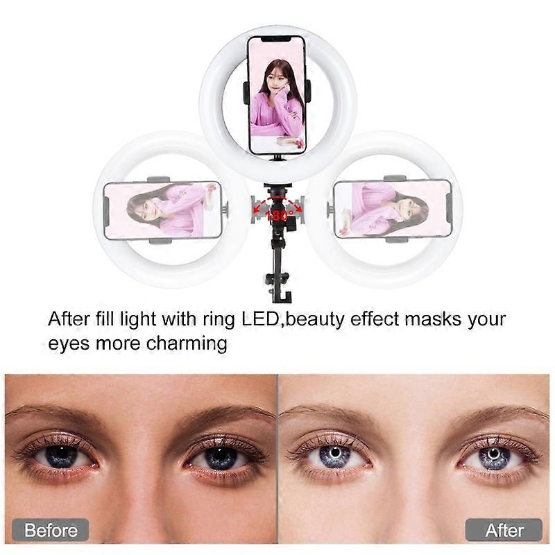 6 Inches Ring Light Bracket Set 20cm Foldable Storage 360Degrees ...