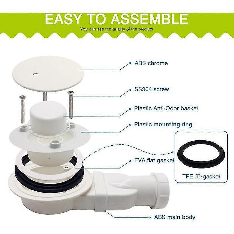 For Shower Tray Extra-flat Shower Tray Mod. Plastic Anti-odor Abs ...