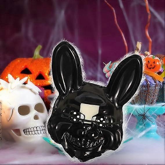 Horror Halloween Mask Bloody Bunny Mask Horror, Scary Mask Furry Bunny ...
