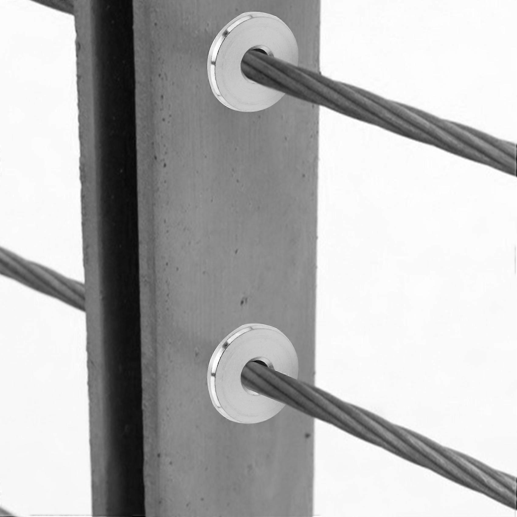 Stainless Steel Protector Sleeves for 1/8" Cable Railing, Wood Posts ...