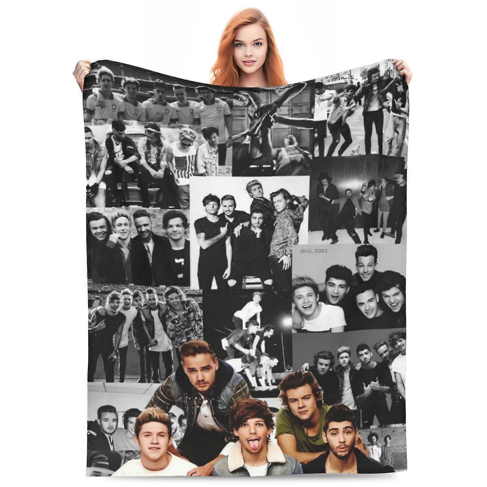 One Direction 1D Blankets Flannel Fleece Warm Soft Throw Blanket For ...