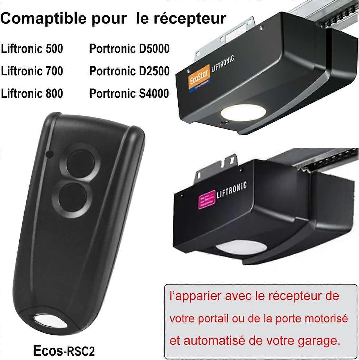 Garage Remote Control Ecos-RSC2 433Mhz Remote Control Gate Replacer for ...