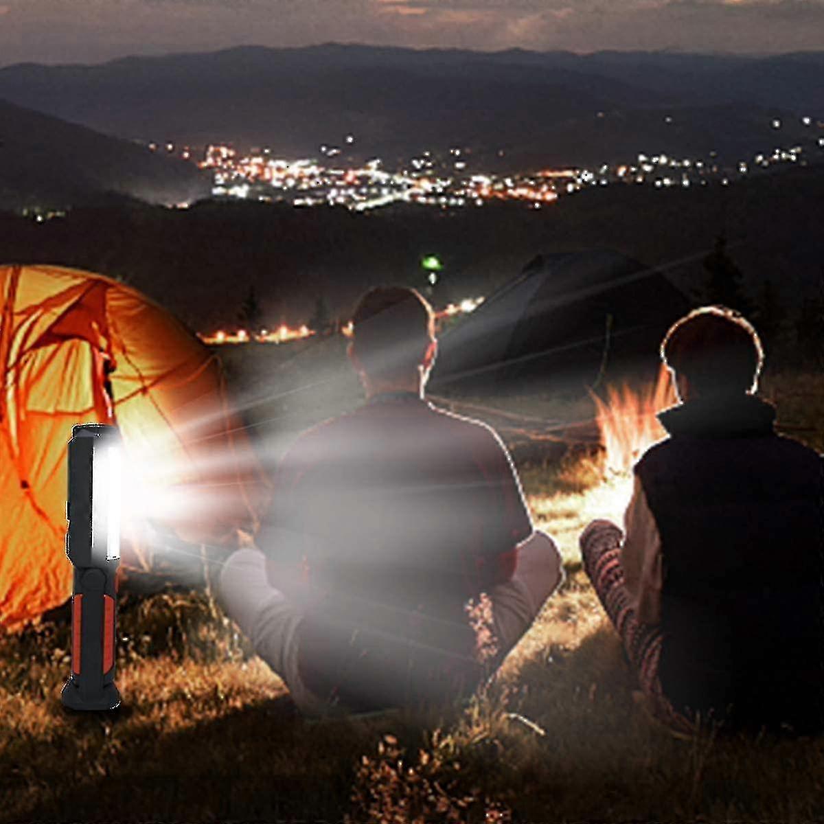 Rechargeable Led Work Light Portable Multi-use Flashlight, Magnetic ...