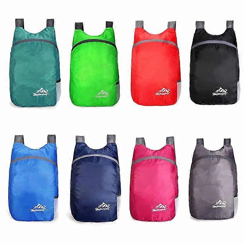 20L Rucksack Lightweight Nylon Foldable Backpack Waterproof Folding bag ...
