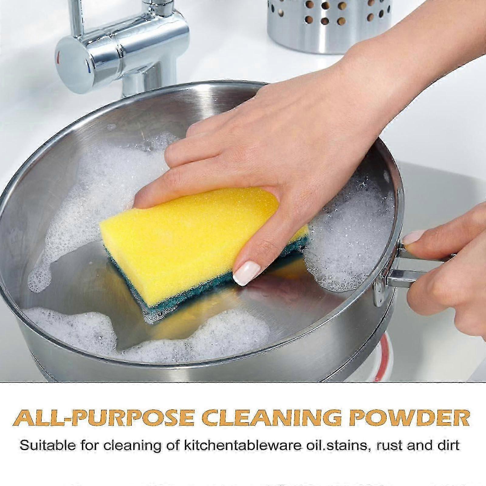 Jaysuing multi-purpose cleaning powder kitchen heavy oil stain cleaning ...