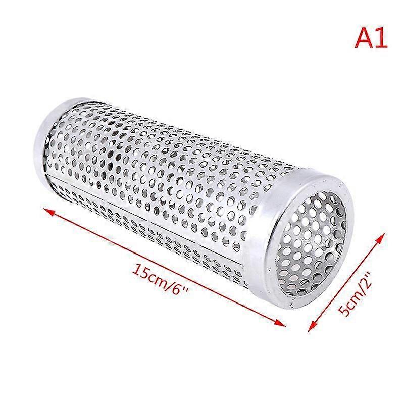 Bbq Stainless Steel Perforated Mesh Smoker Tube Filter Hot Cold Smoking ...