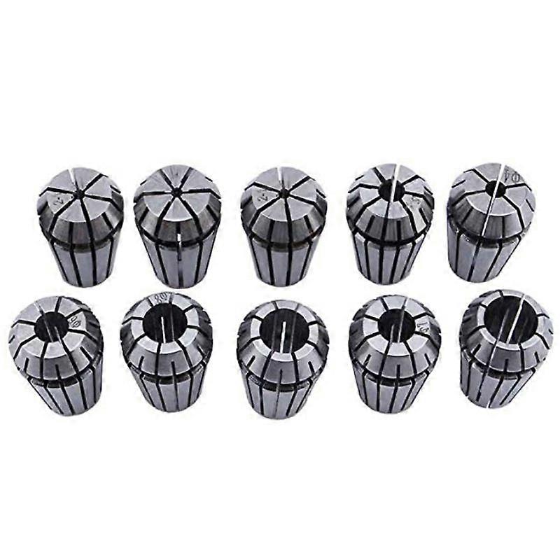 10PCS Spring Collet ER16 Collet Chuck Motor Shaft Extension Rod Spindle ...