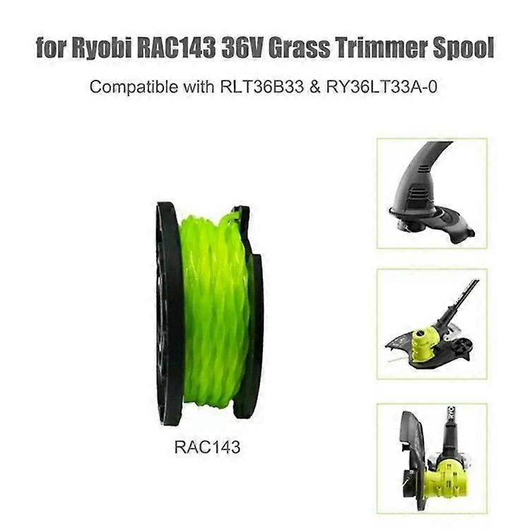 4Pcs Compatible For Ryobi RLT36B33 / RY36LT33A-0 36V Grass Trimmer Line ...