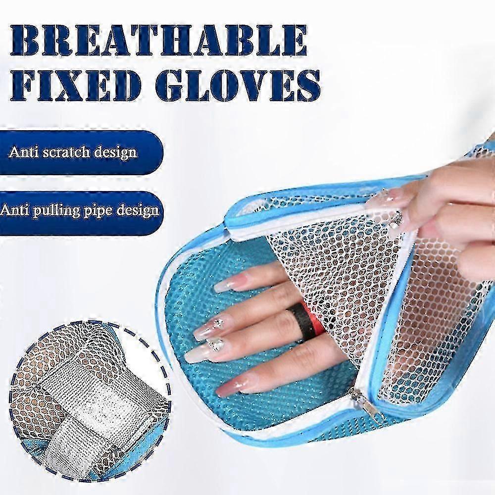 Safety Mitts Adjustable Anti Scratch Restraint Gloves For Elderly ...