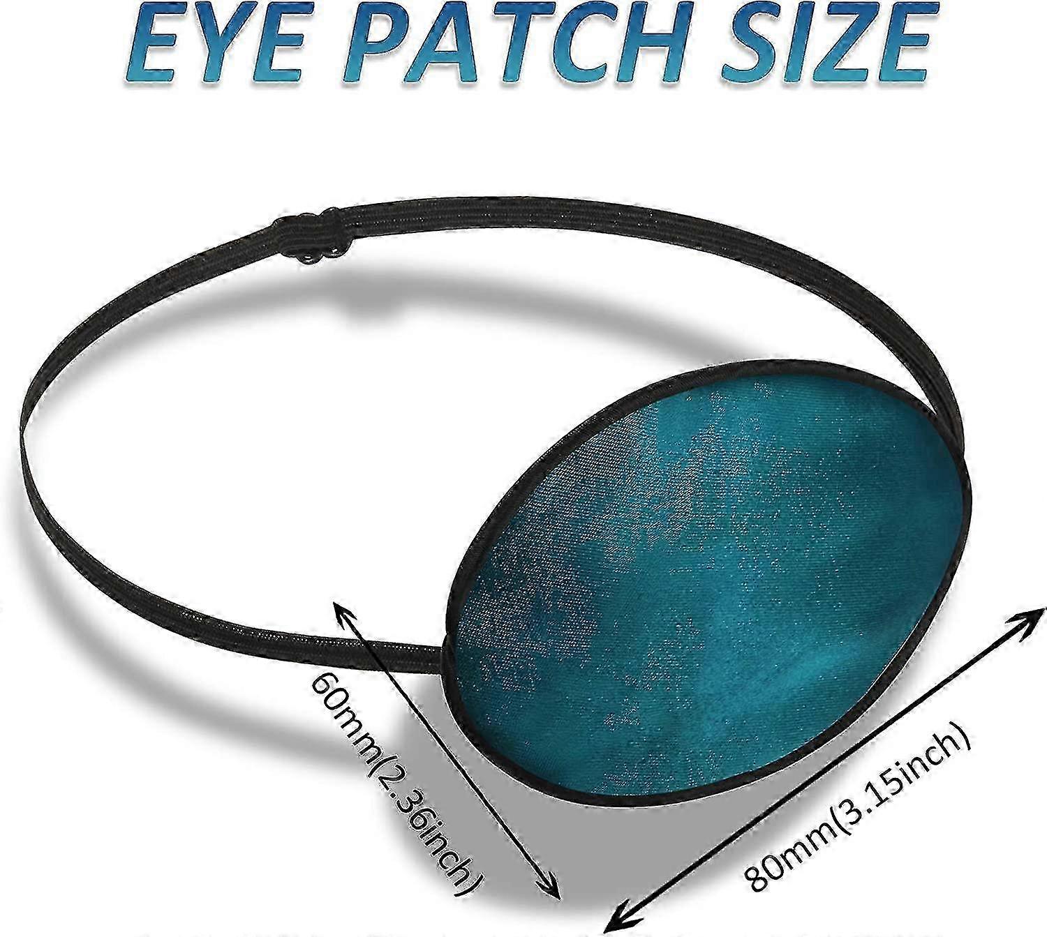 10 Pieces Silk Eye Patch Adjustable for Adults, Soft & Comfortable Lazy ...