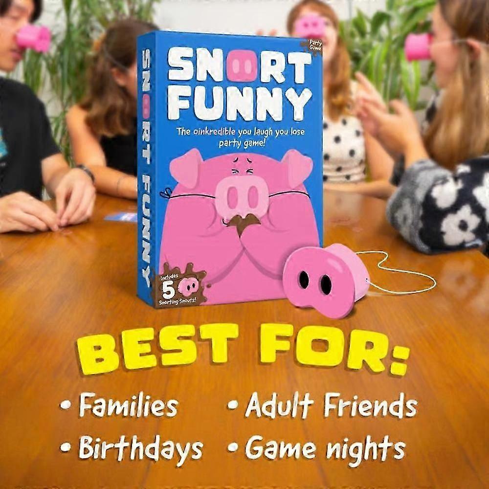 Snort Funny The Oinkcredible You Laugh You Lose Party Game | Fruugo UK