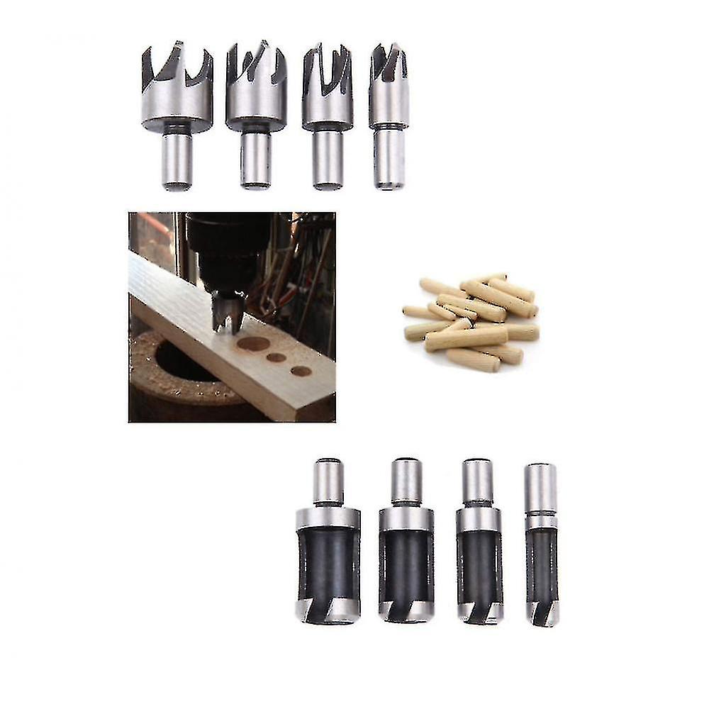 Set Of Milled Drills For The Work Of Hexagonal Tailed Wood, Type Of ...