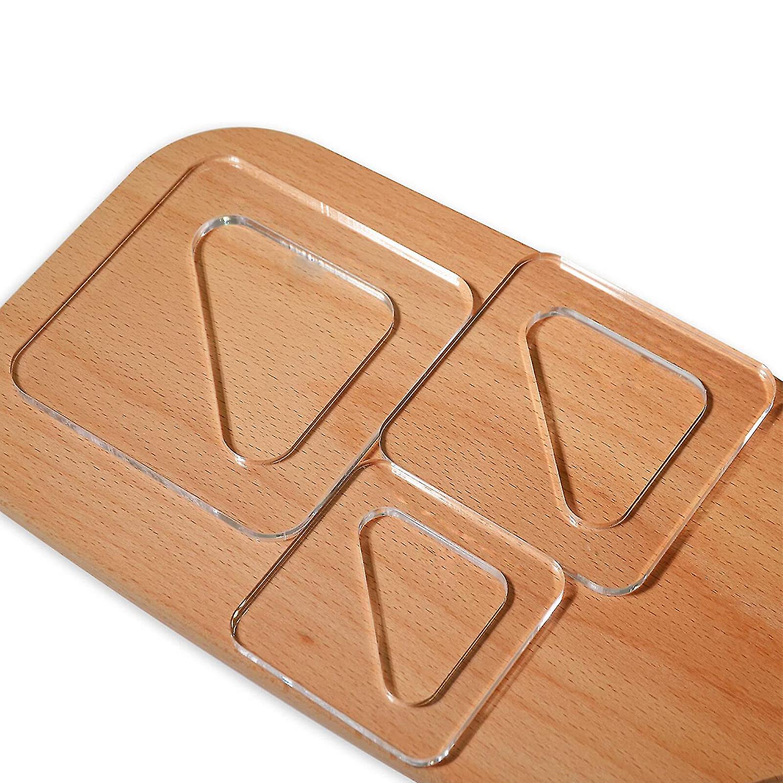 Template Acrylic Handle Cutting Board Router Template Triangle Tracing ...