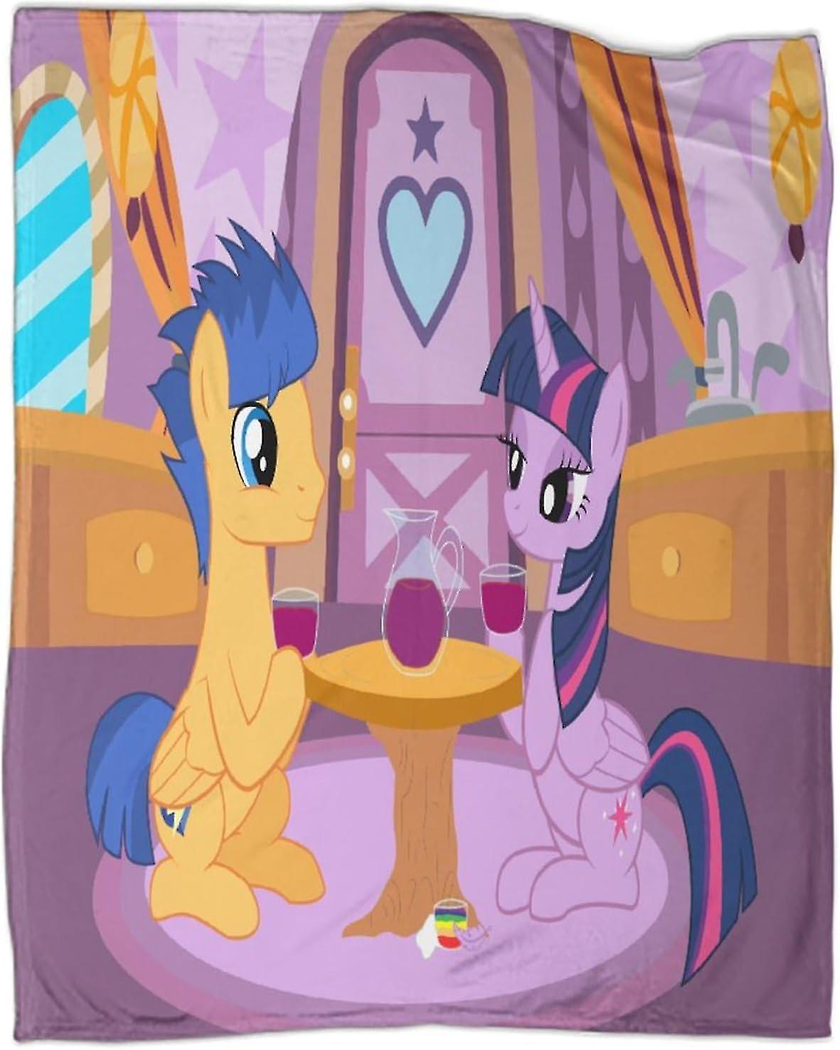 My Little Pony Plys Flannel Tæppe, Perfekt Sofa & Seng Kaster Efterår ...