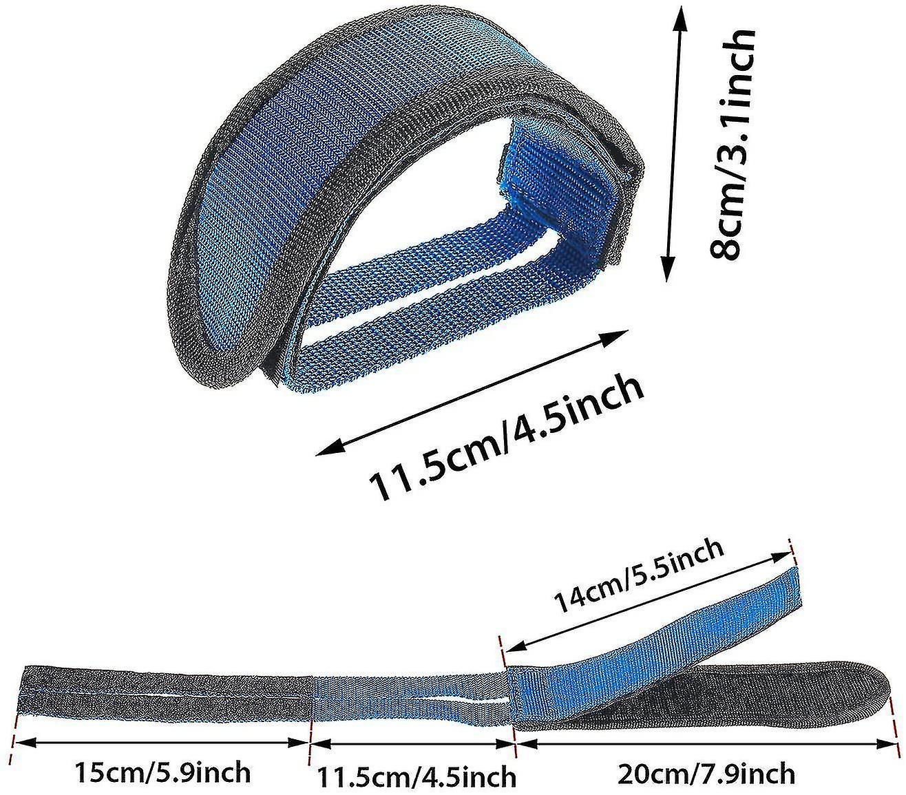 3 Pairs Bike Pedal Straps Bicycle Feet Straps Cycling Adhesive Pedal ...