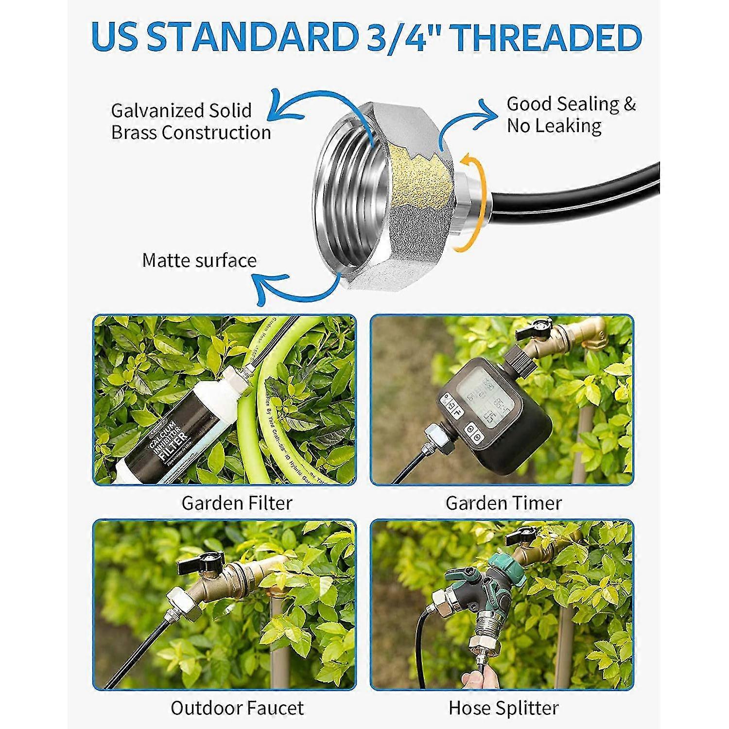 Water Fogger Misting Cool System Kit For Greenhouse Garden Patio Water ...