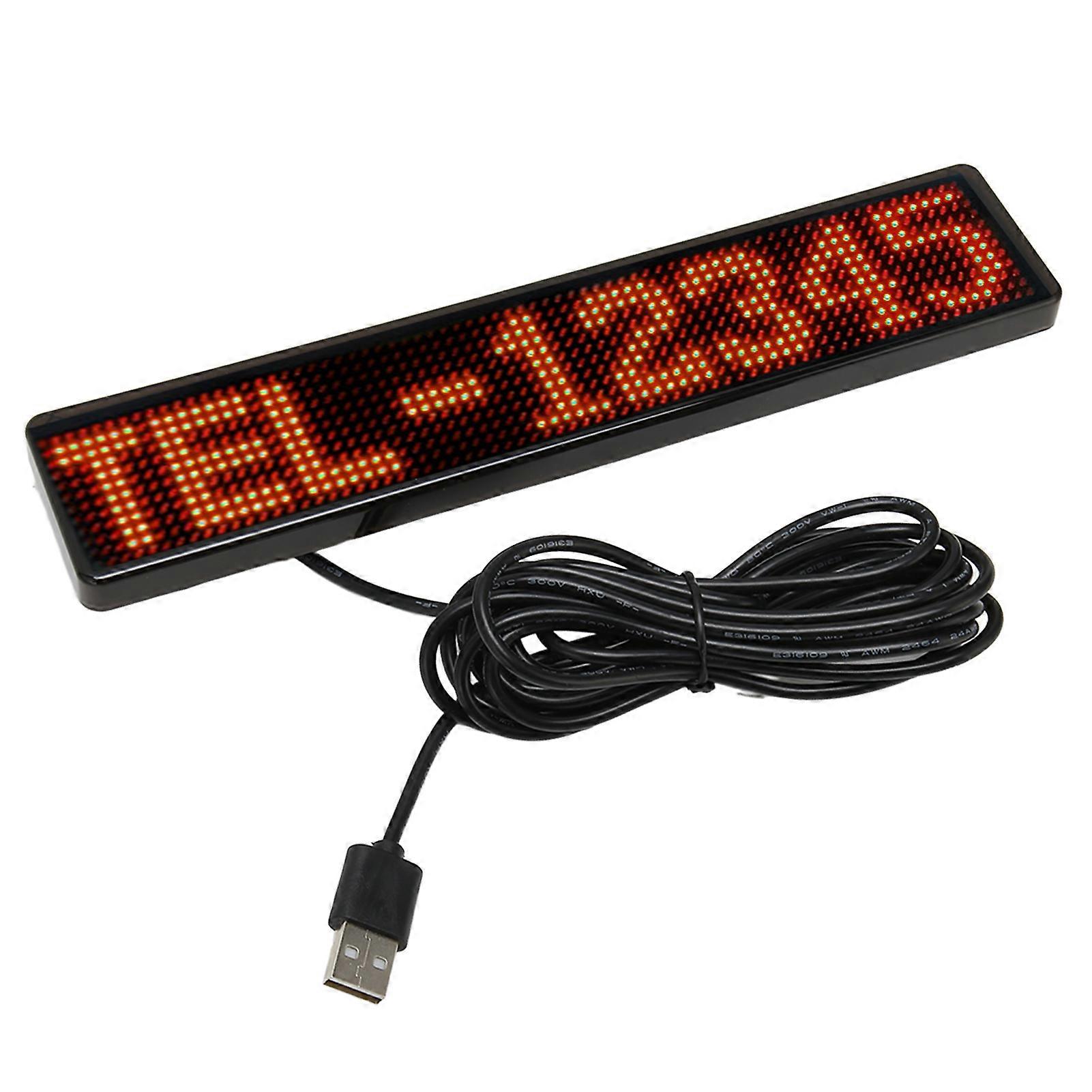 LED Matrix Panel 12x72 Dots Bluetooth APP Control Programmable ...