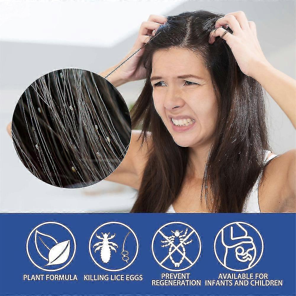 1-3pcs Head Lice Removal Spray Anti-itch Anti-pruritus Antibacterial ...