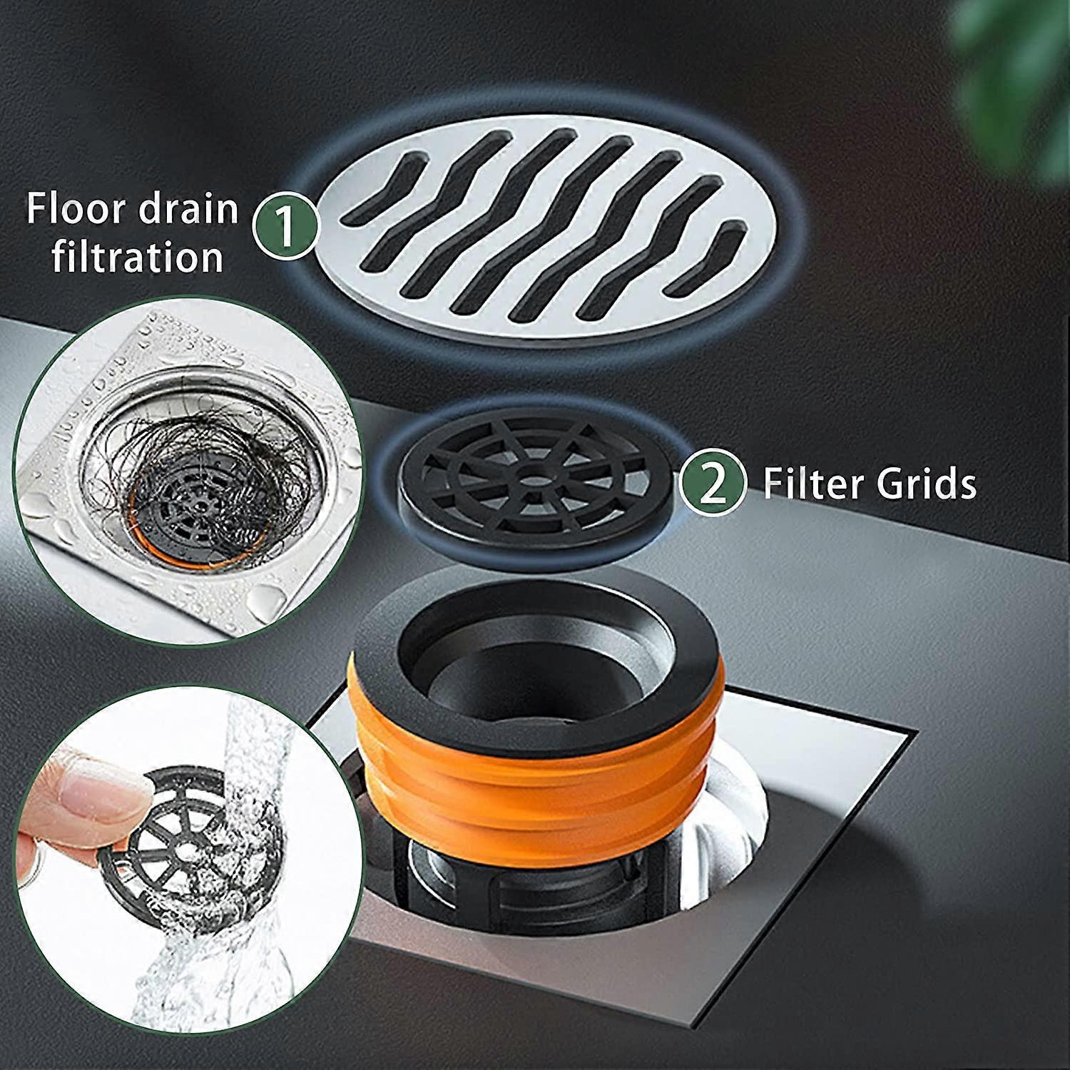 Anti-Backflow Floor Drain, Magnetic Levitation Smell Proof Floor Drain ...