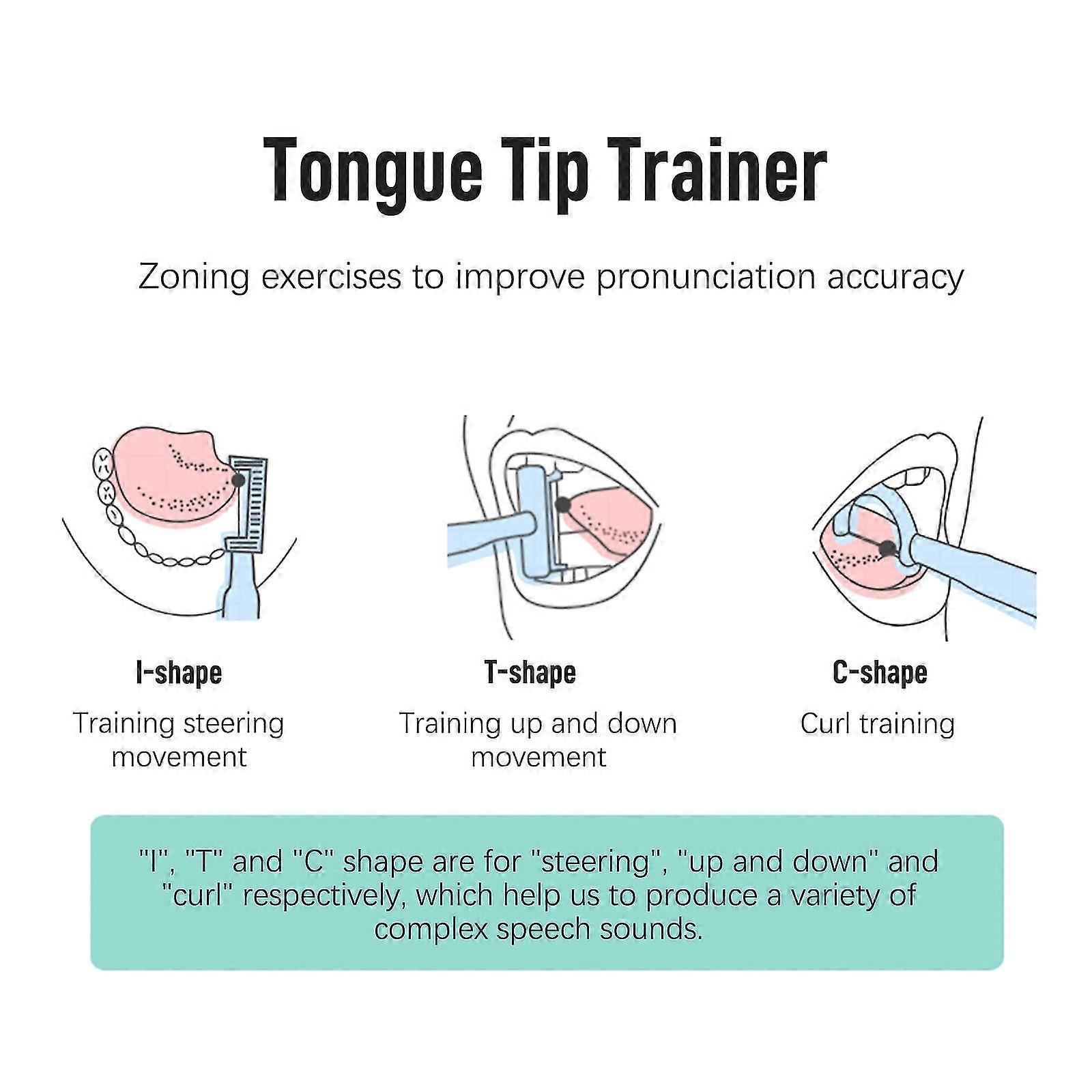 Kids Tongue Tip Lateralization Elevation Tools Tongue Tip Exercise Oral ...