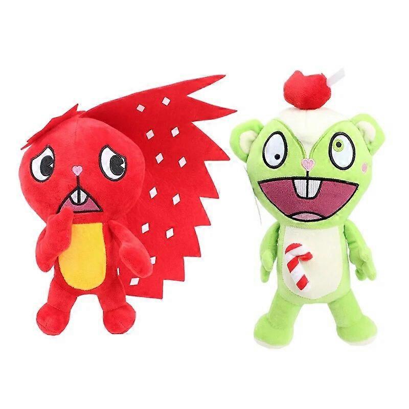 4/8/12pcs Happy Tree Friends Plush Toy HTF Stuffed Doll Flippy Nutty ...