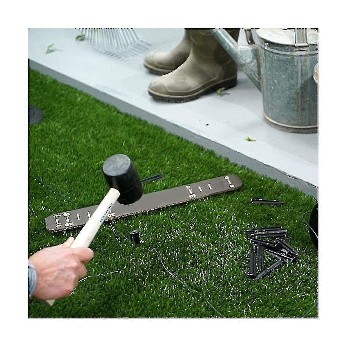 100pcs 8.5cm Plastic Boundary Wire Stakes Lawn Pegs Landscape For Use ...