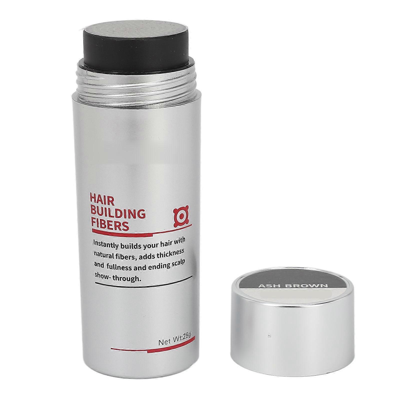 Hair Building Fibers for Thinning Hair Instant Thicker Fill Grey Brown ...