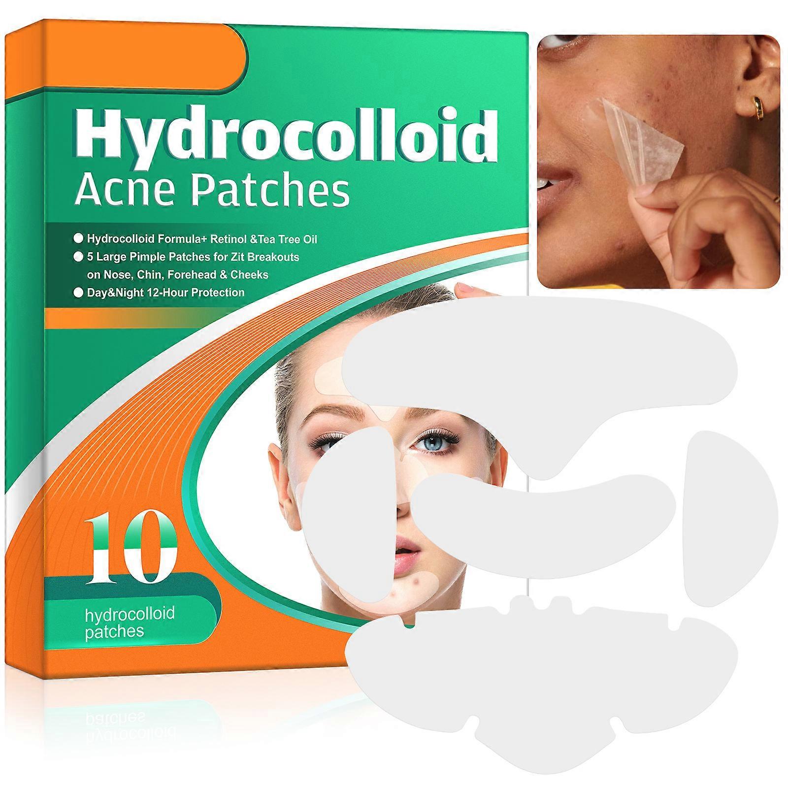 Hydrocolloid Acne Patches, 5 in 1 Anti-acne Patch Hydrocolloid Acne ...