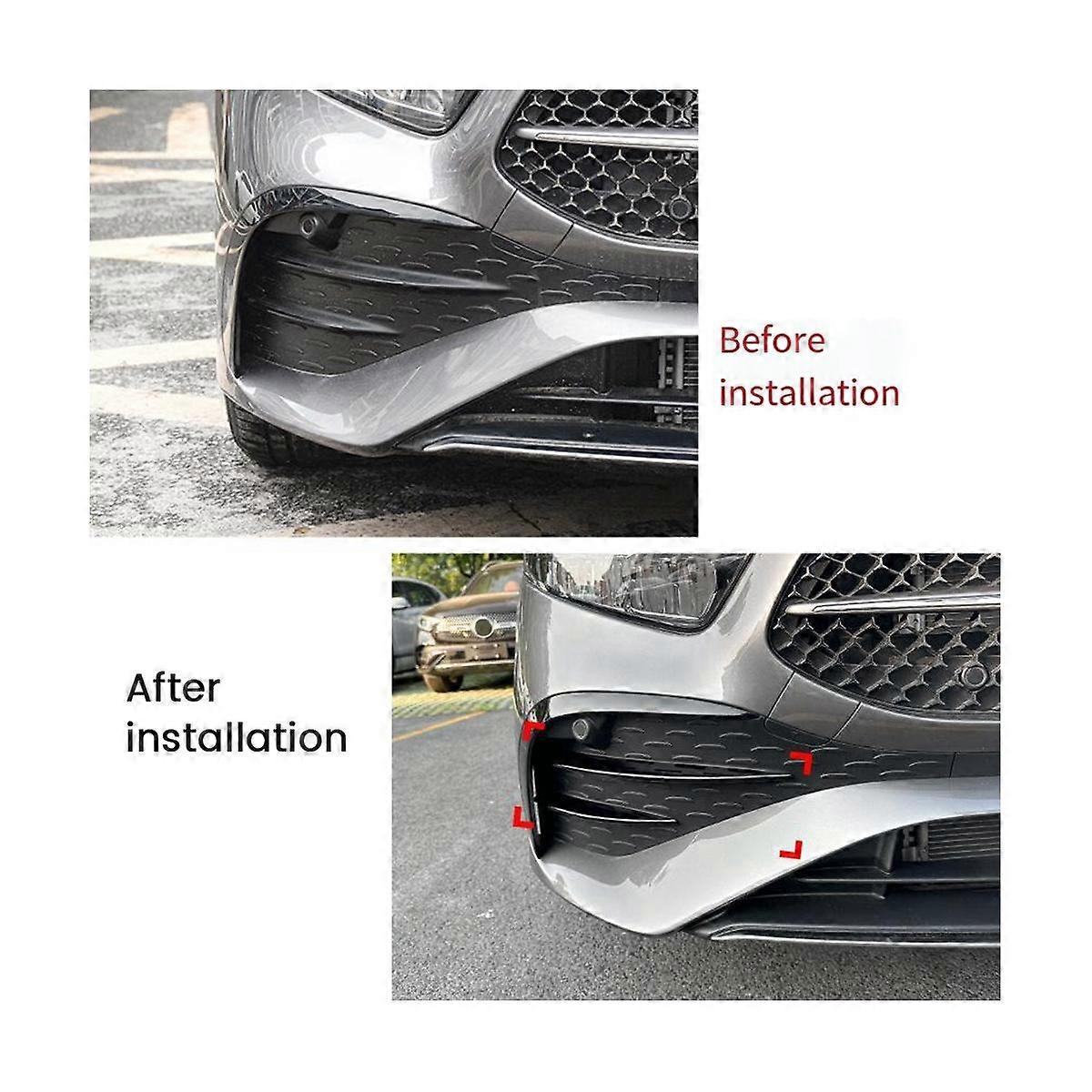 Carbon Fiber Front Lip Front Grille Trim for A Class W177 A180 2023 ...