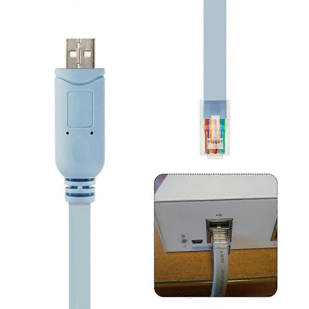 Console Cable for H3C Router Rollover Console Wire Faster Data Transfer ...