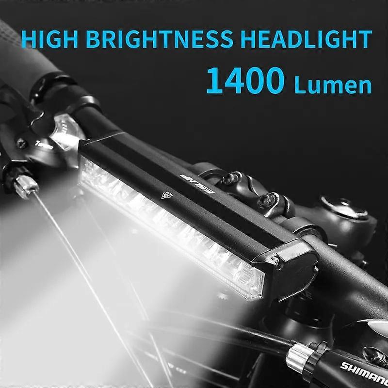 900 1400 2600 LM Lumen Bike Light Front Lamp USB Rechargeable LED ...