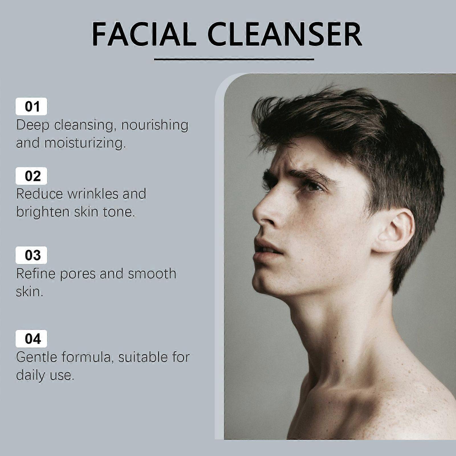 East Moon Men's Nourishing Facial Cleanser Gently Cleansing Facial Skin ...