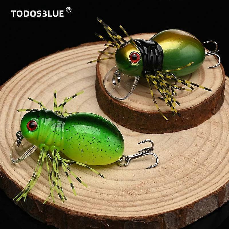 ALLBLUE FATSO SPIDER SEMI-ARTIFICIAL Surface Lure 41MM 6.2G Fishing ...