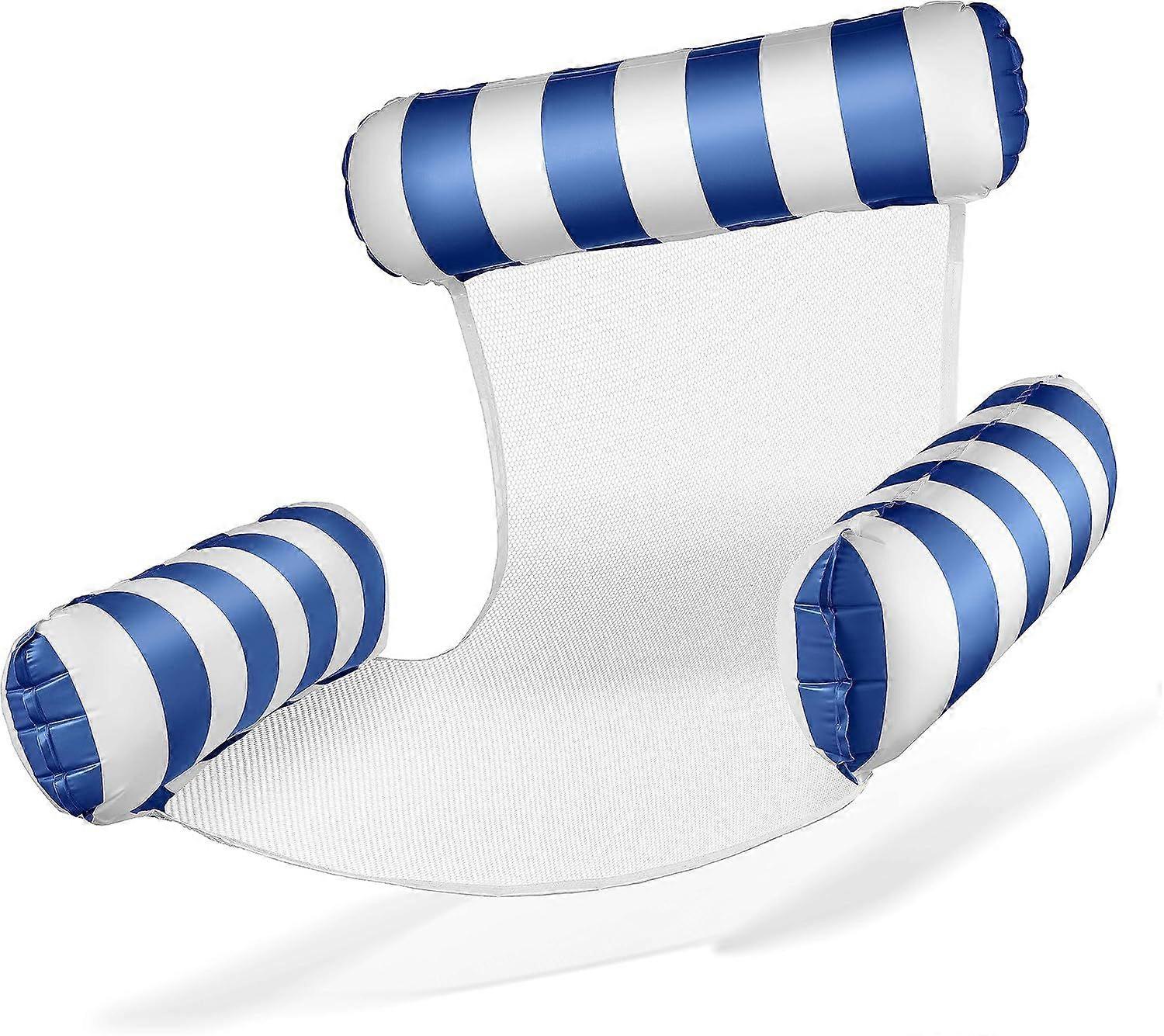 Air Mattress Pool, Inflatable Chair, Water Chair with Backrest and ...