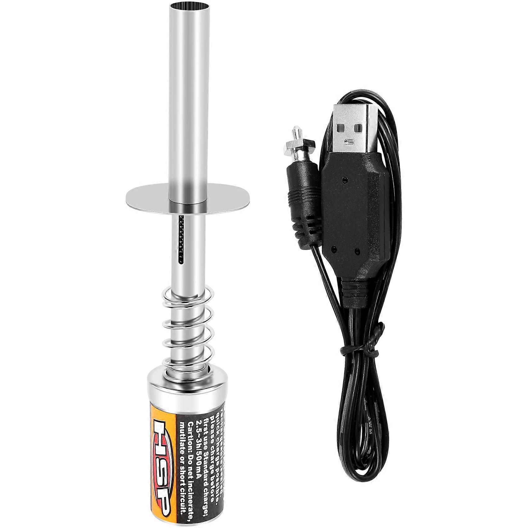 RC Nitro 1.2 V 1800Mah Rechargeable Glow Plug Starter Igniter DC USB ...